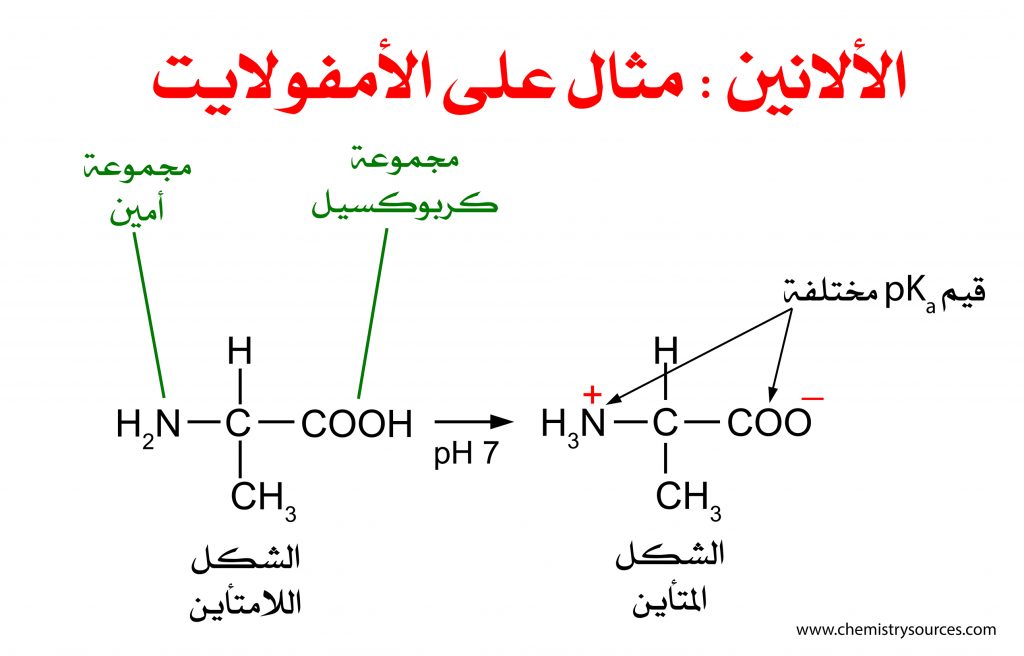 أيون الأمفولايت Ampholyte Ion | مصادر الكيمياء